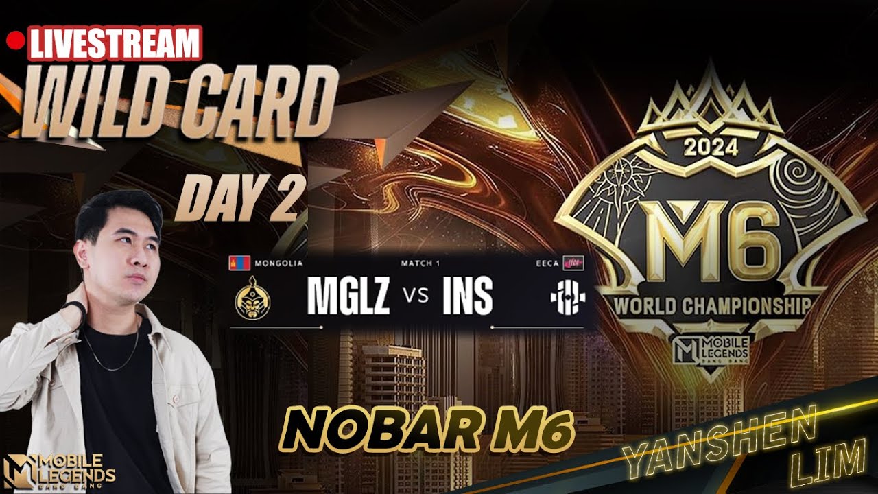 🔴LIVE : NOBAR WILD CARD M6 - MGLZ (MONGOLIA) vs INS (EECA) | HARI KE-2 ...