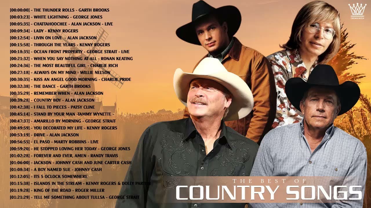 Greatest Hits Classic Country Music Of All Time - The Best Songs Of Old ...