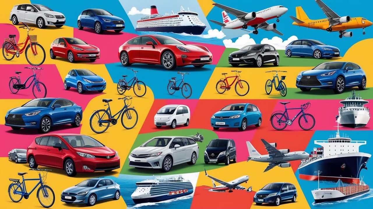 Learn Vehicles for Kids | Fun & Educational Video to Identify Different ...
