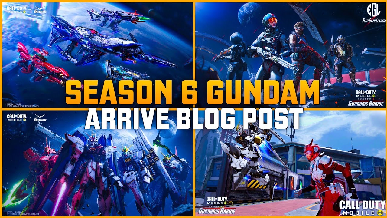 CODM Season 6 Battle Pass Rewards | Gundam Character Skin | New Lucky ...