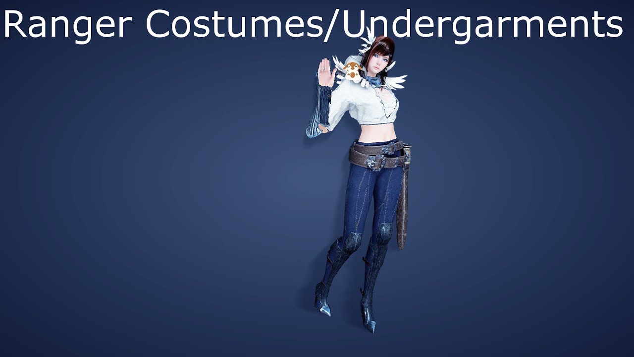 Black Desert Online - Ranger Costumes/Undergarments - YouTube