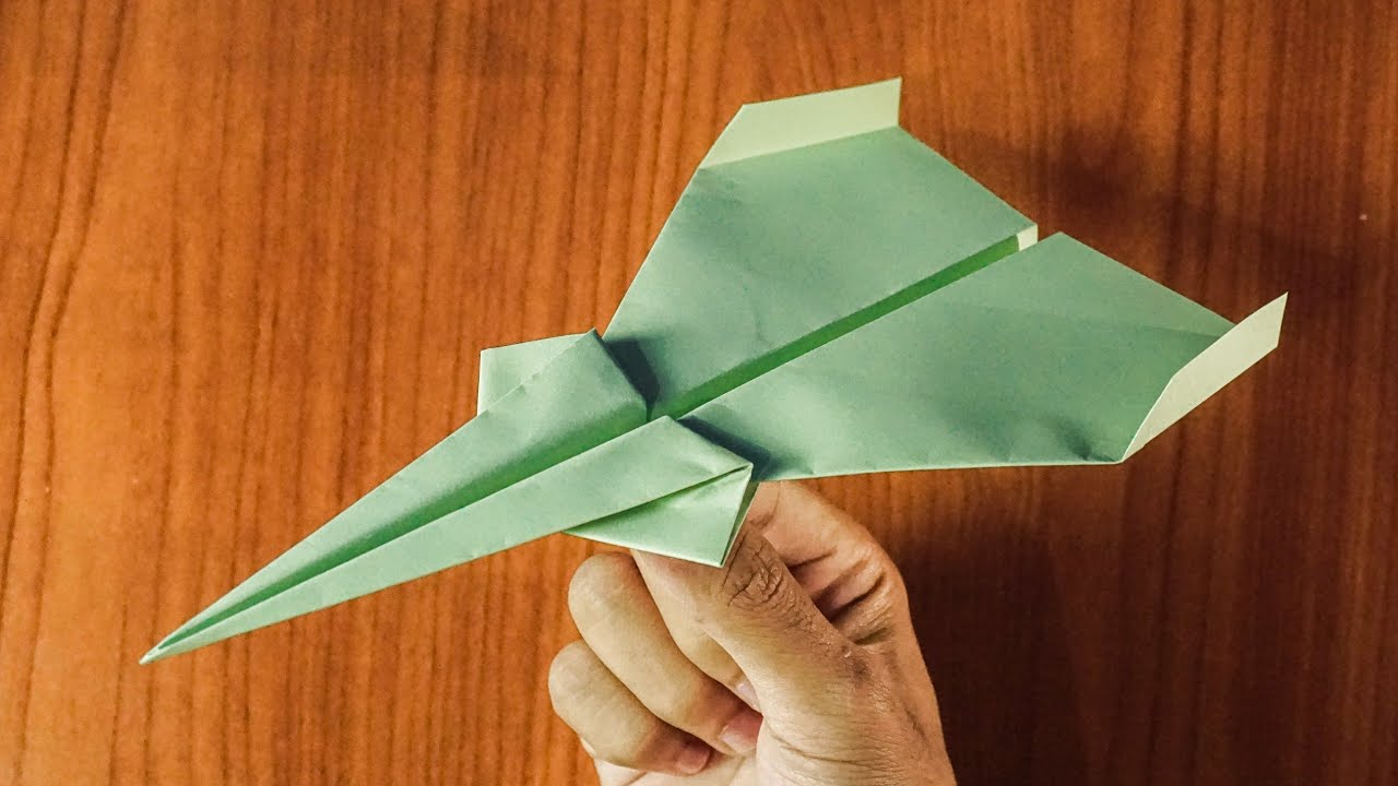 Step by step Origami Pesawat dari Kertas | ( DIY Paper Airplane) - YouTube