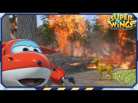 [SUPERWINGS S1] Fireman Dad | Superwings | S1 EP35 | Super Wings
