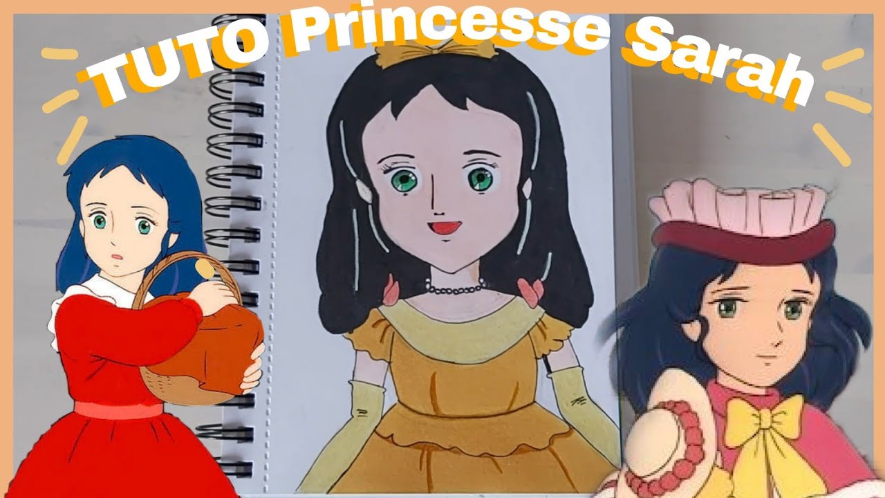 TUTO comment dessiner Princesse Sarah [Princesse Sarah] - YouTube