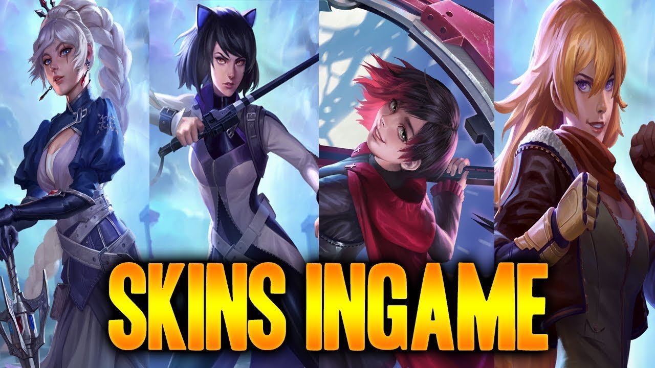 SMITE | RWBY Skins In-Game | PASE DE BATALLA - YouTube