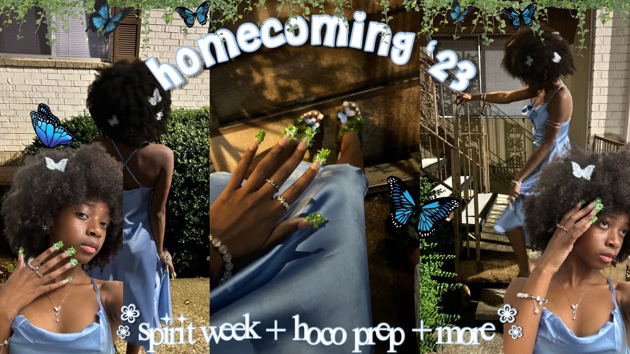 homecoming ‘23 | spirit week + school vlog + prep, & more | boujie vaeh - YouTube