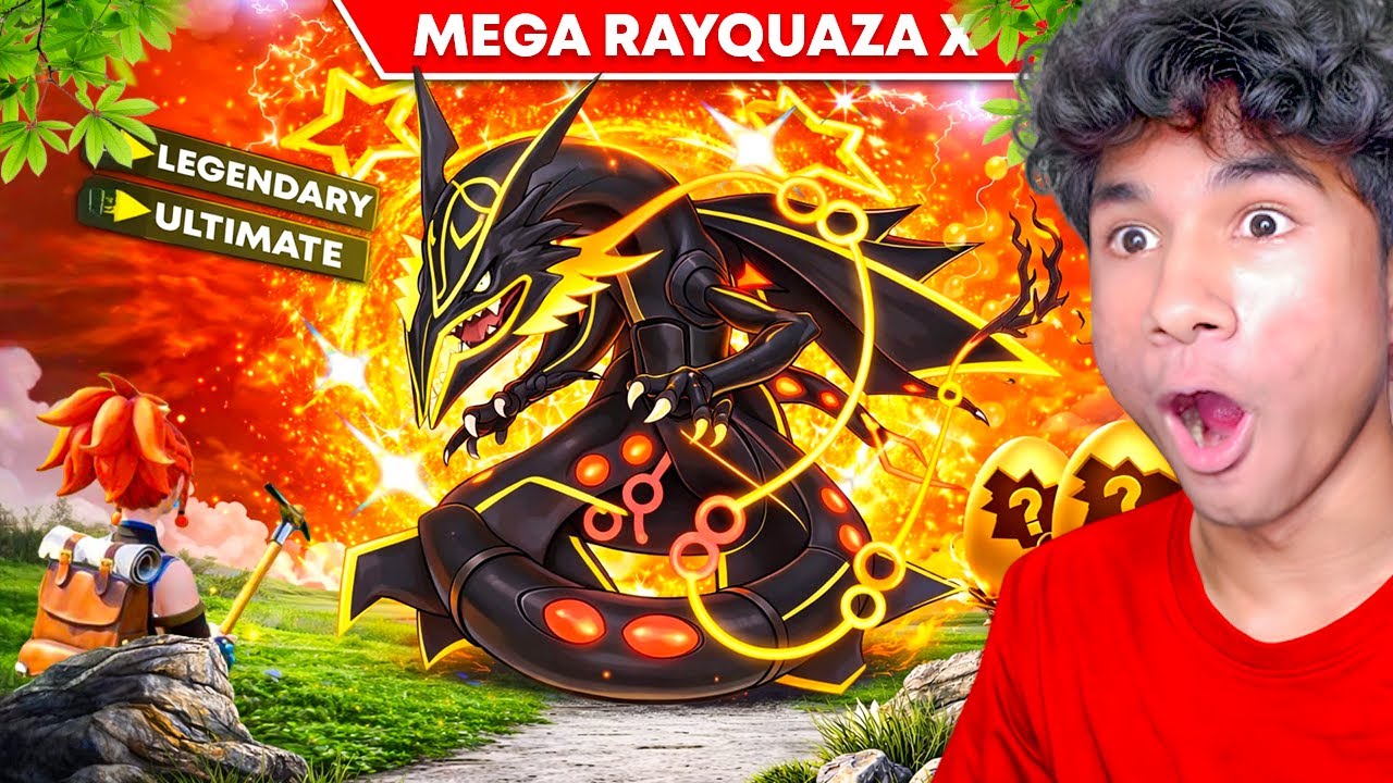 OMG!!😱FINALLY I CAPTURED MEGA RAYQUAZA X! (999+ LVL)🔥|| Palworld - YouTube
