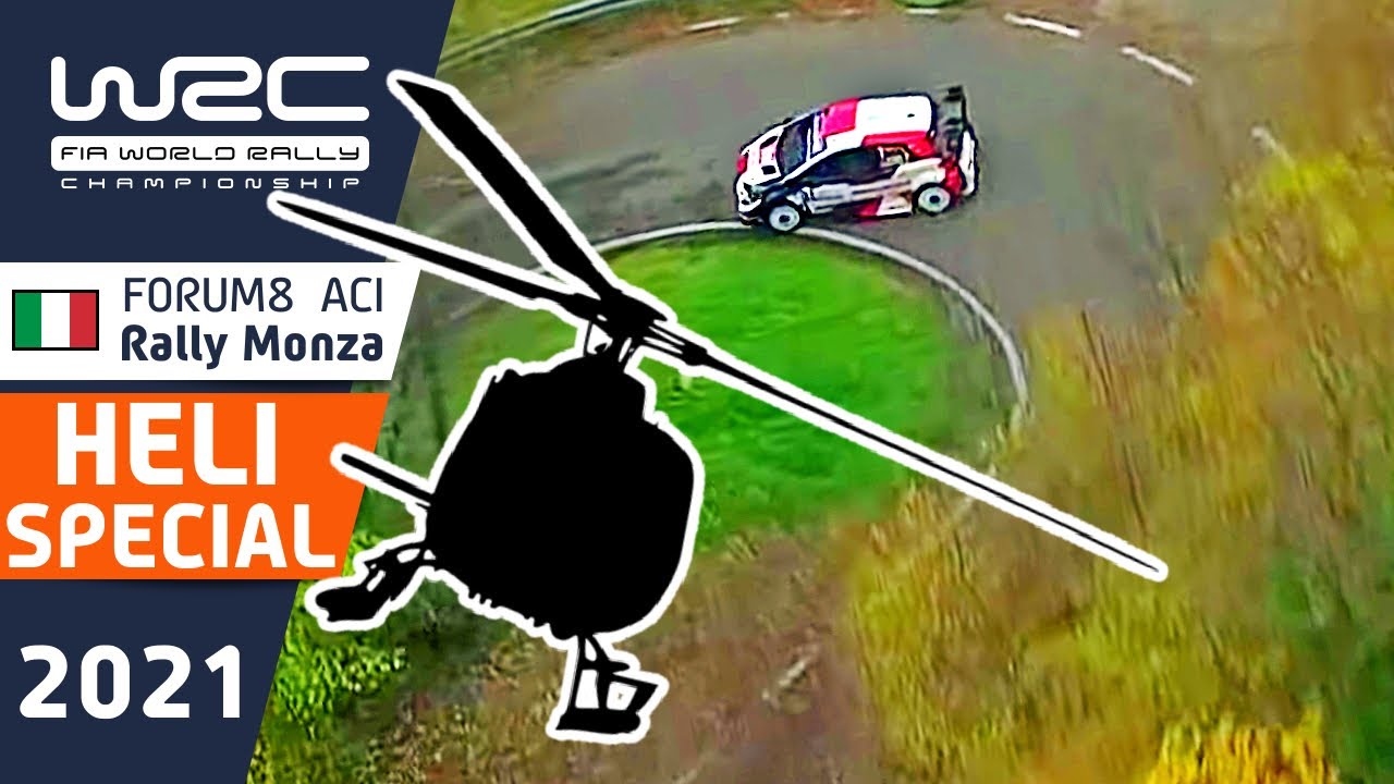 WRC Rally Helicopter Compilation : WRC FORUM8 ACI Rally Monza 2021 ...