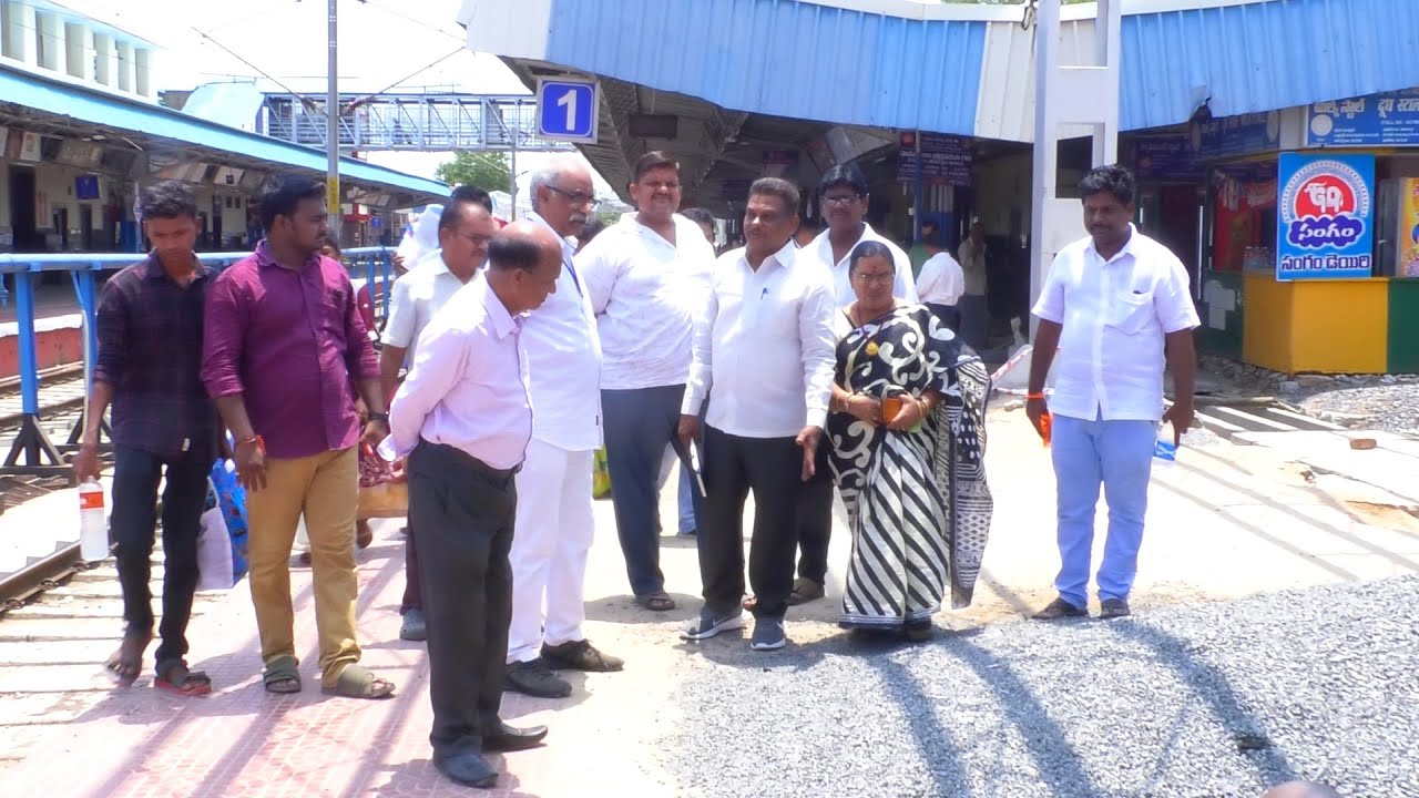 S NEWS TENALI ll తెనాలి రైల్వేస్టేష‌న్‌లో జ‌రుగుతున్న‌ అభివృద్ది ప‌నులు ...