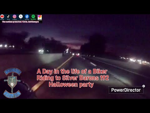 A Day in the life of a Biker Riding to Silver Barons 192 Halloween ...
