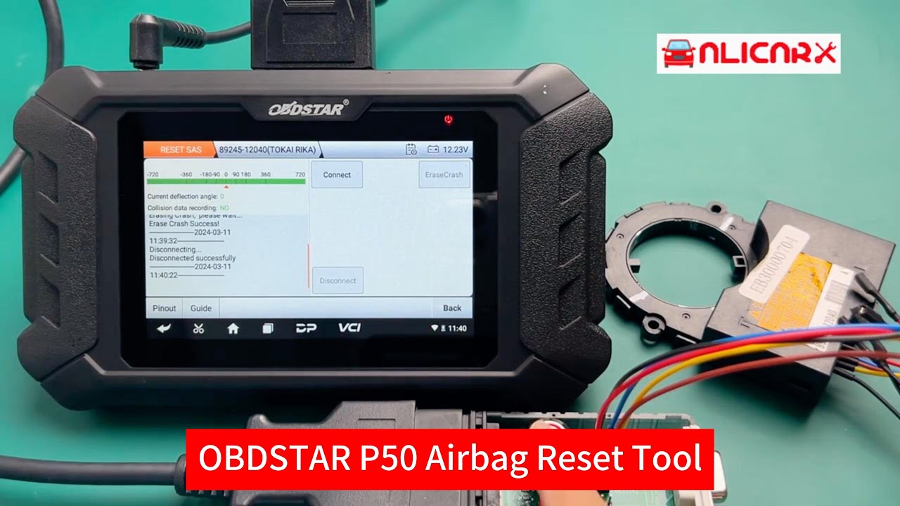 OBDSTAR P50 Airbag Reset Intelligent Airbag Reset Equipment with P004 ...