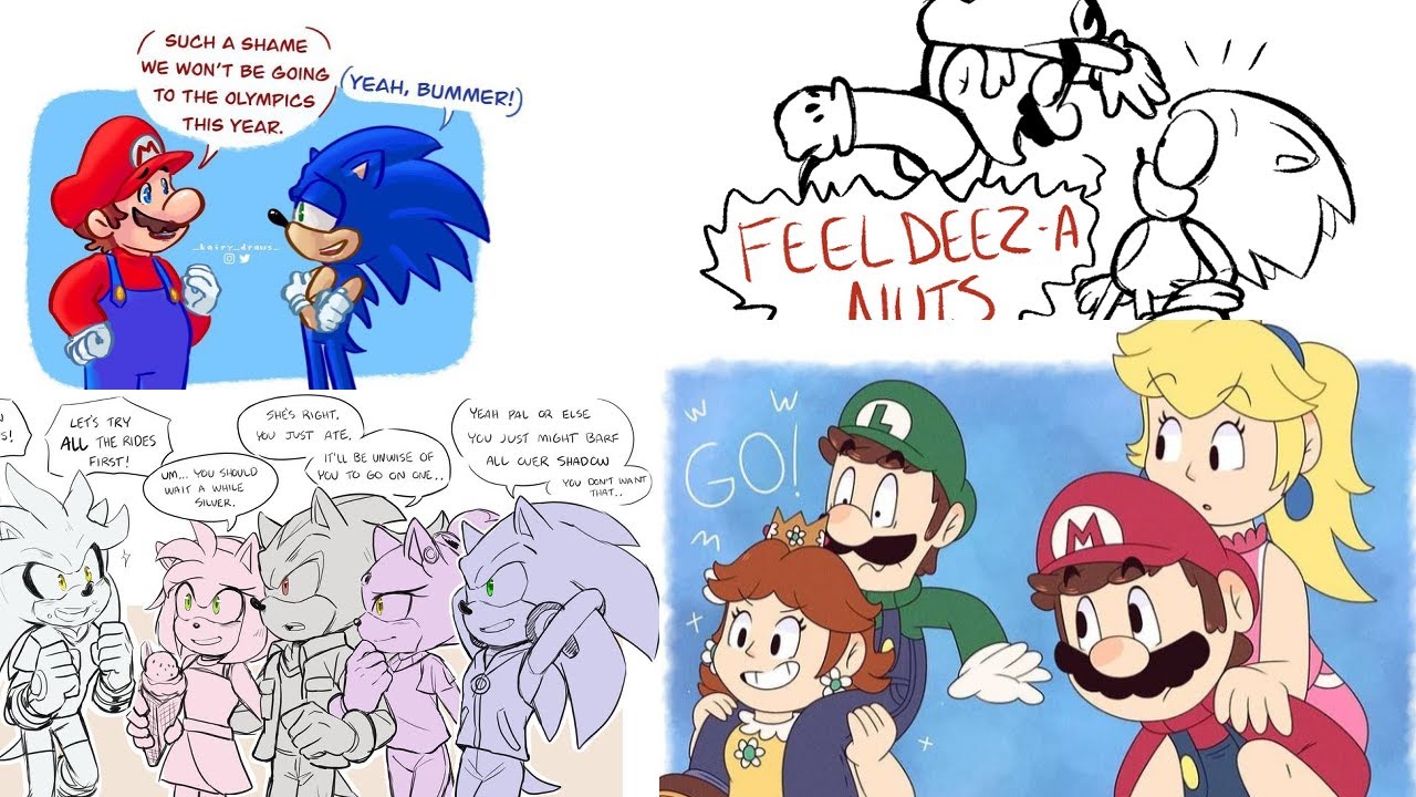 Mario Vs Sonic Comic