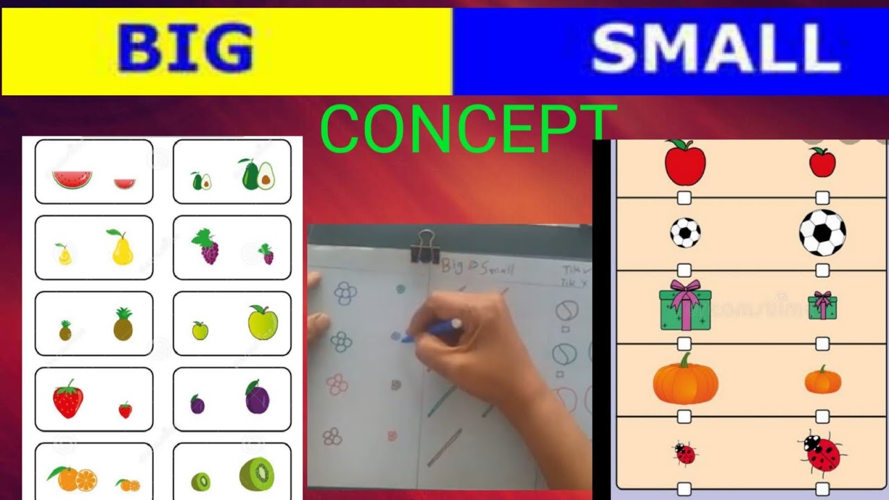 HOW TO TEACH BIG SMALL CONCEPT FOR CHILDREN BIG SMALL COMPARISON how-to-teach-big-small-concept-for-children-big-small-comparison