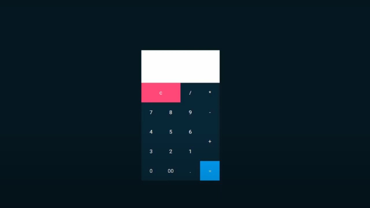 How to design a calculator using HTML CSS & JavaScript. Super Cool ...
