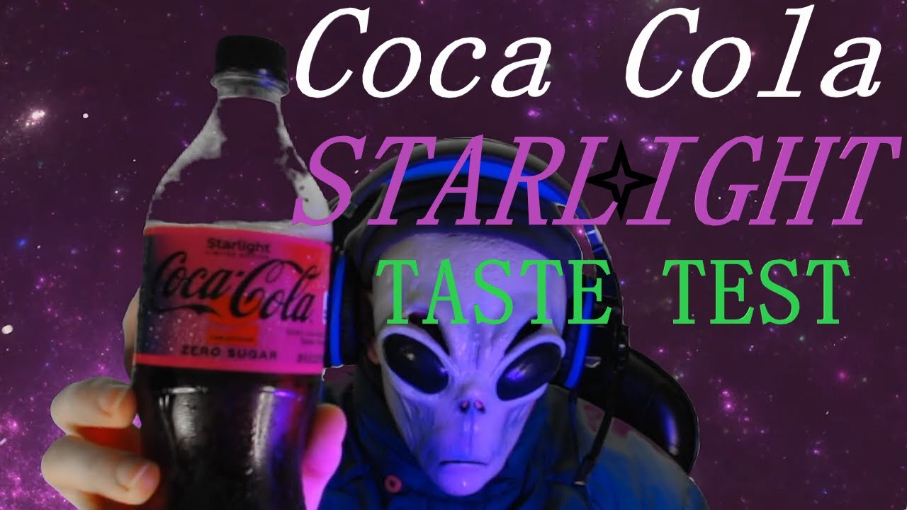 REAL ALIEN Tries the NEW CoCa CoLa STARLIGHT - YouTube