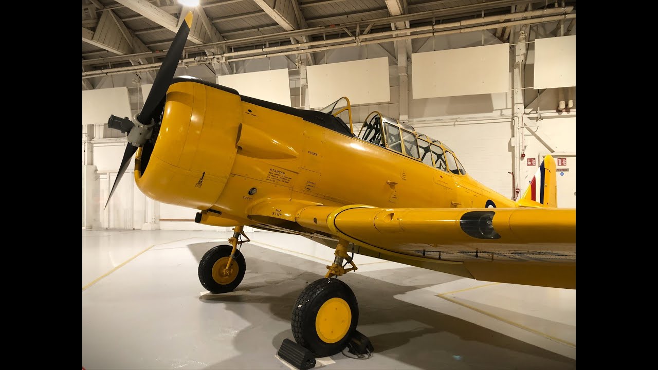 RAF MUSEUM LONDON / North American Harvard IIB (Texan) - YouTube
