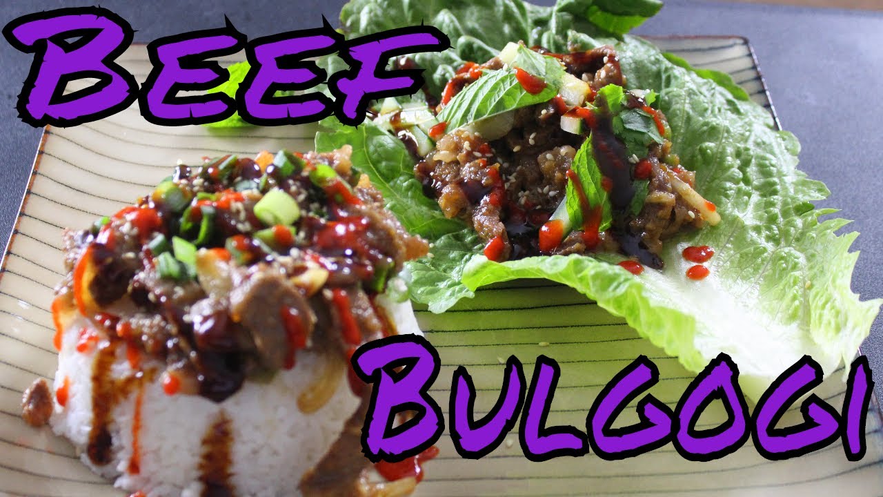 Bulgogi (Korean Marinated BBQ Beef) - YouTube