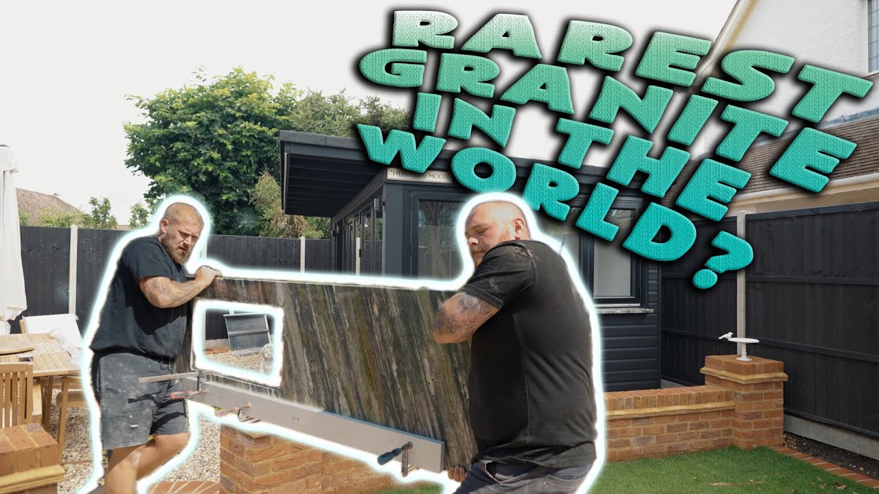 How To Template,Cut & Install Granite Worktops - YouTube