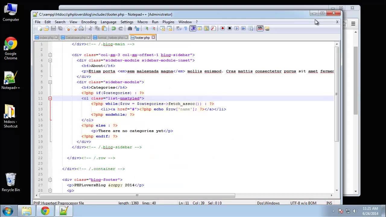 4 17 PHP and MySQL Front end database fetch - YouTube