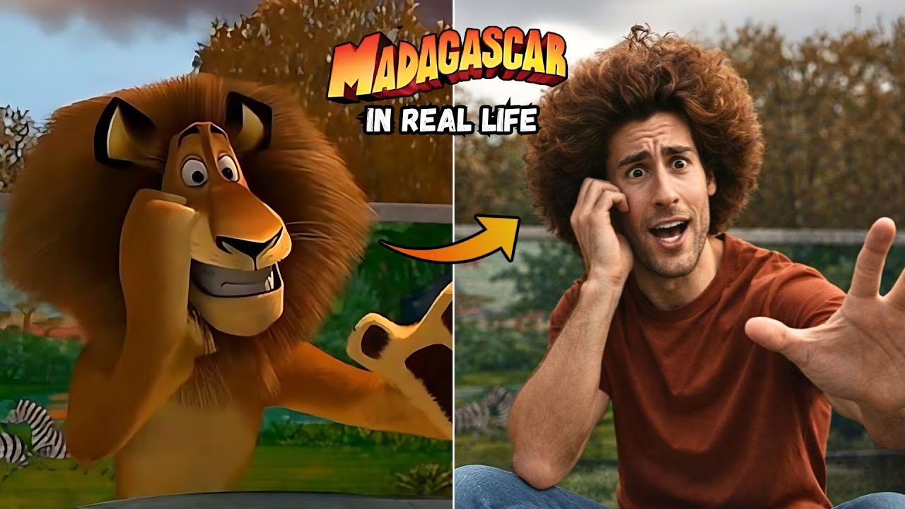 🤯 MADAGASCAR in REAL LIFE | AI Transformation – You Won’t Believe This ...