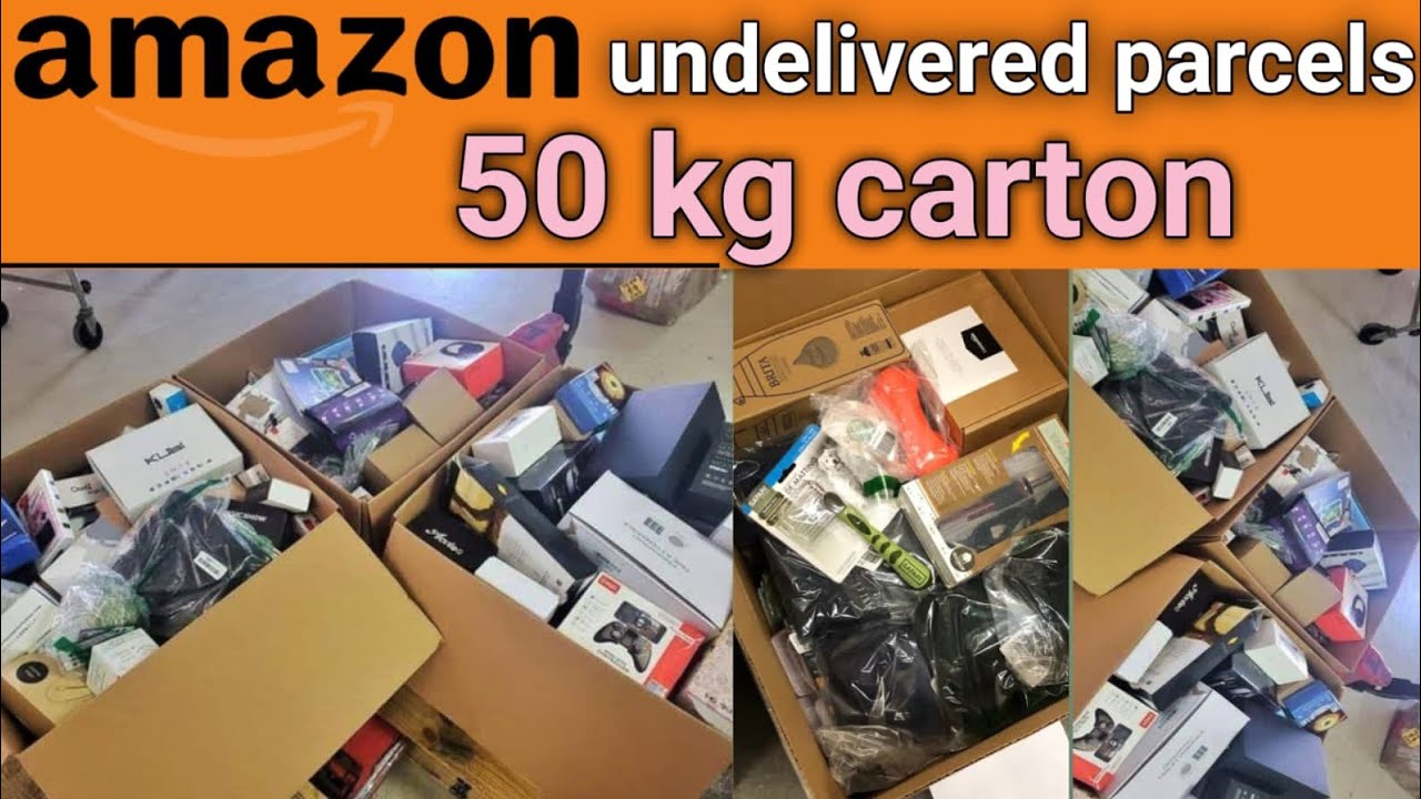 Amazon Undelivered & Returned Parcels as per Kg Amazon non custompaid # ...