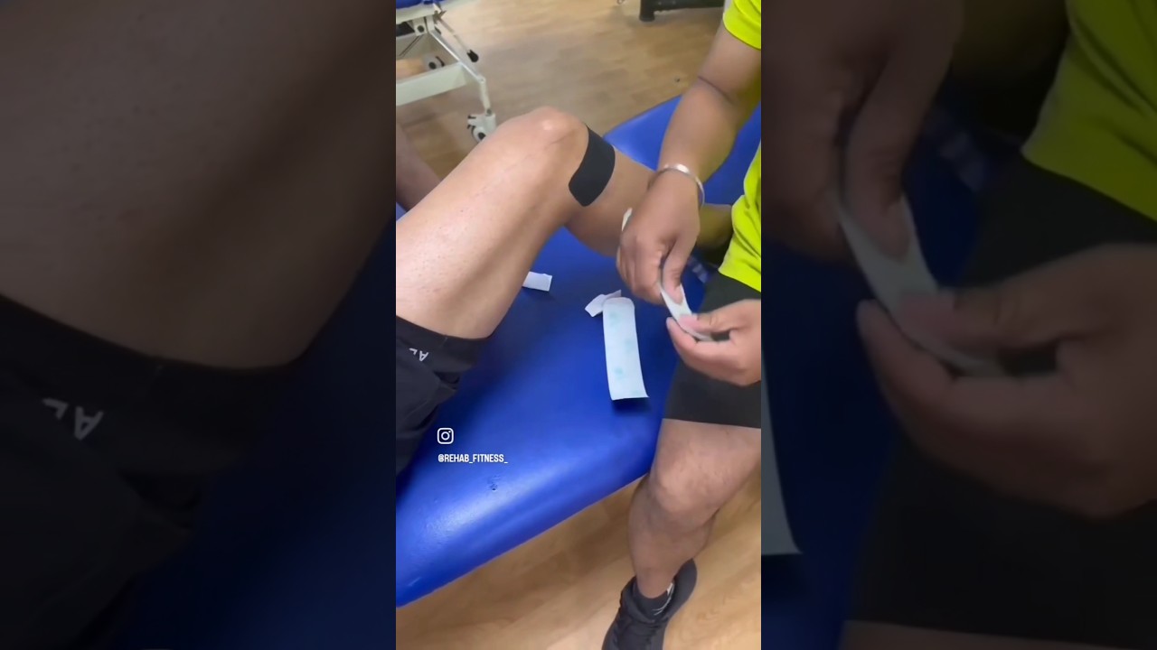 KNEE ACL TAPING TREATMENT FOR PAIN RELIEF #mcl #ACL #ktape #ktape # ...