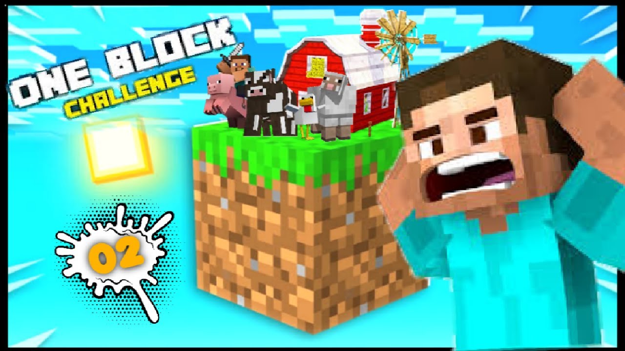 I Build Animal Farm in One Block Minecraft🥰🥰 - YouTube
