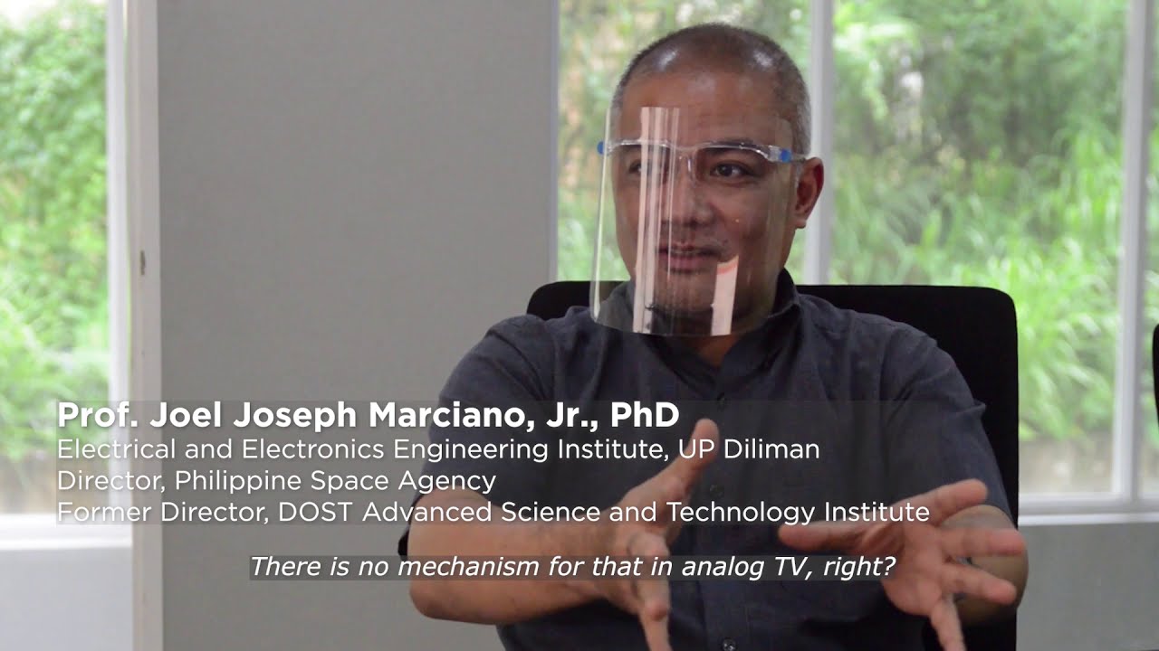 Dr. Joel Joseph Marciano on the potentials of digital TV in distance ...