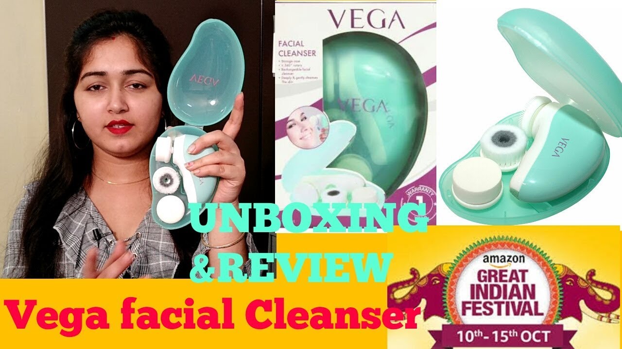 #REVIEW OF VEGA FACIAL CLEANSER #AMAZONGREATINDIANFESTIVAL - YouTube