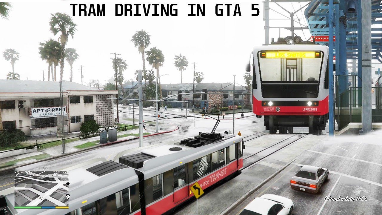 Tram Driving In GTA 5 by Franklin🔥 - YouTube