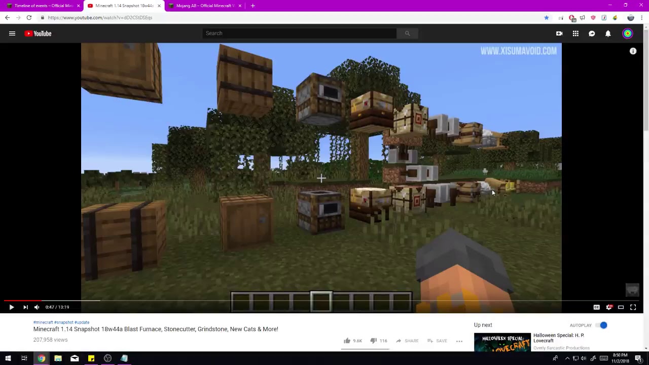 Notch's Minecraft VS. Jeb's Minecraft (also update) - YouTube