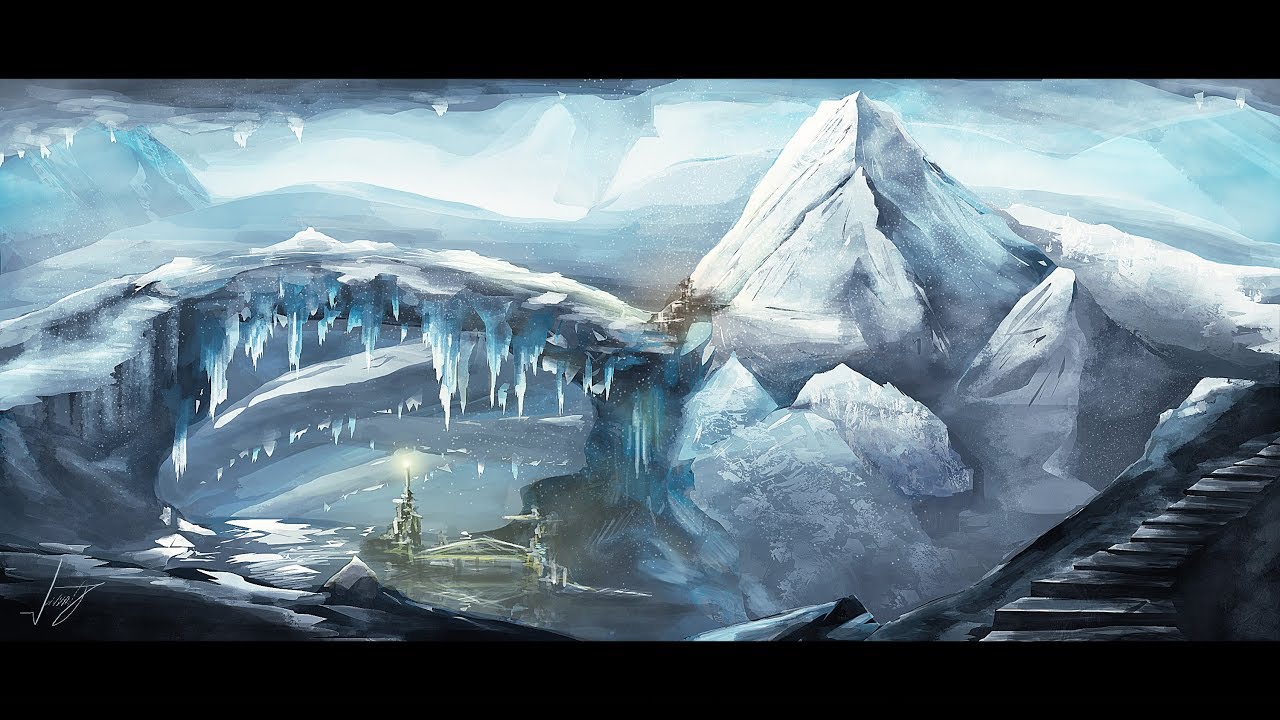 Digital Painting Time Lapse | Arctic Isolation - YouTube