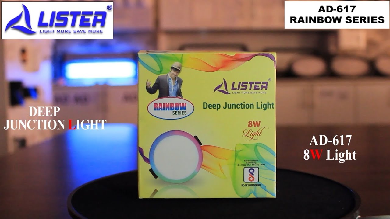 LISTER DEEP JUNCTION LIGHT (AD-617 RAINBOW SERIES) - YouTube