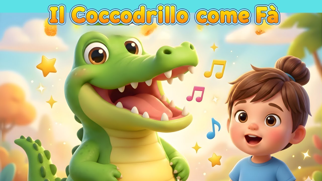 "Il Coccodrillo Come Fa? 🐊 Canzone Divertentissima per Bambini" - YouTube