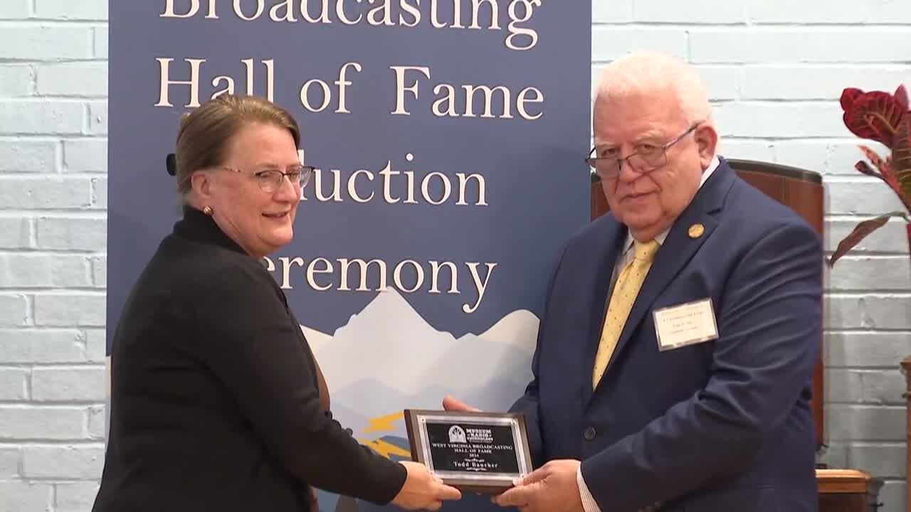 Polly Baucher Condon acceptance speech for Todd Baucher WV Broadcasting ...