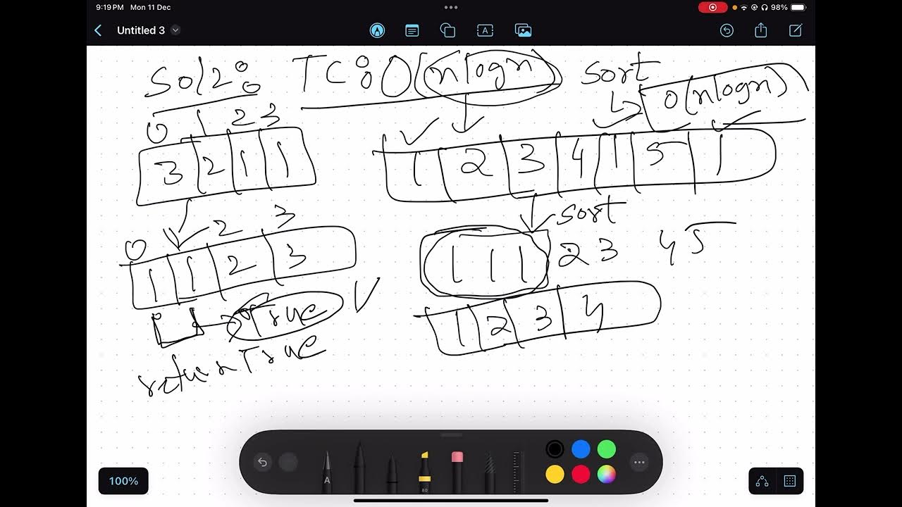 LeetCode 217: Contains Duplicate(Python) in Telugu - YouTube
