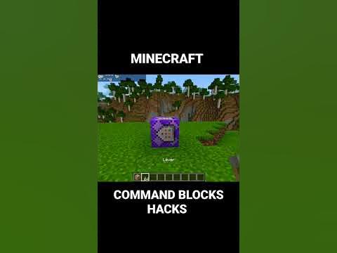 MINECRAFT: AWESOME COMMAND BLOCK HACKS #shorts - YouTube