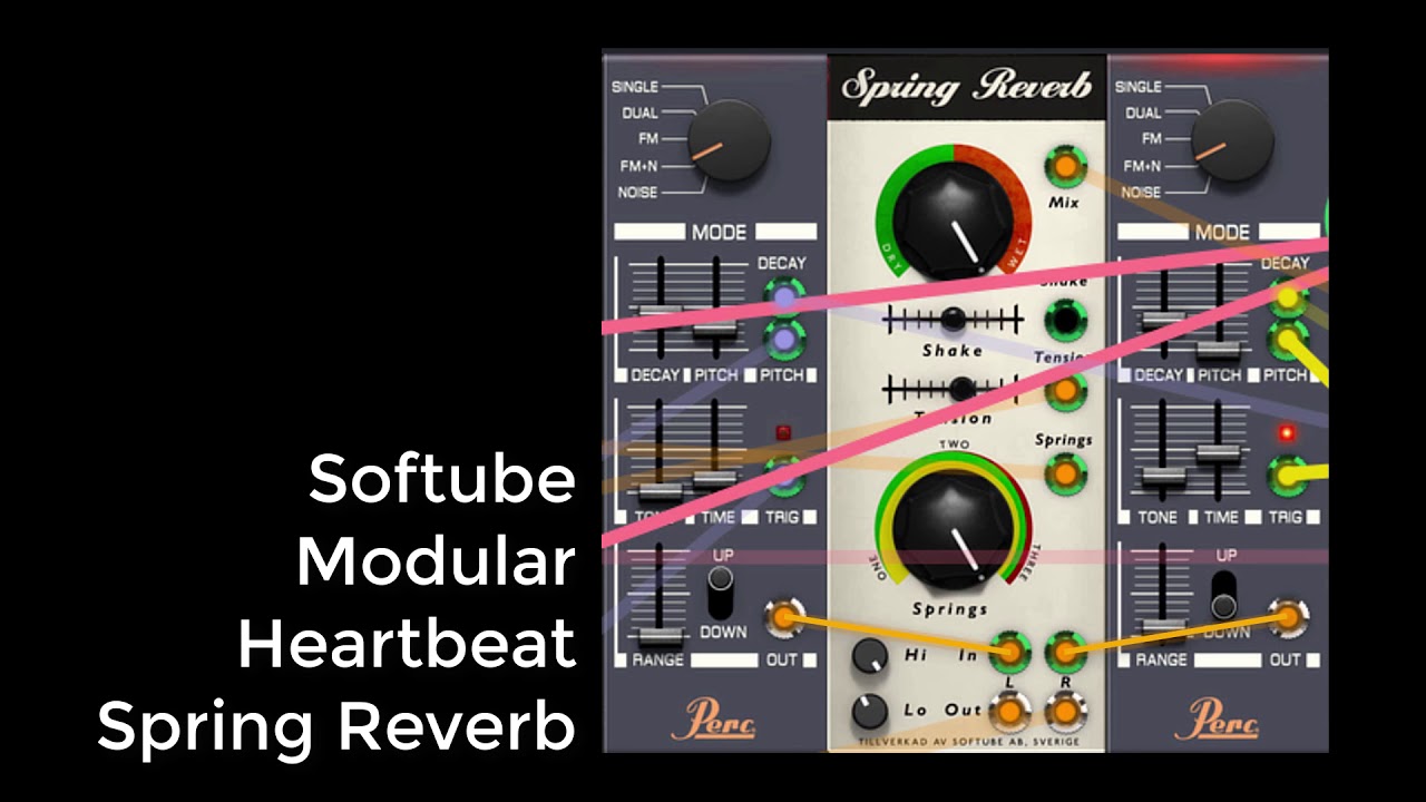 Softube Modular, Heartbeat and Spring Reverb - YouTube