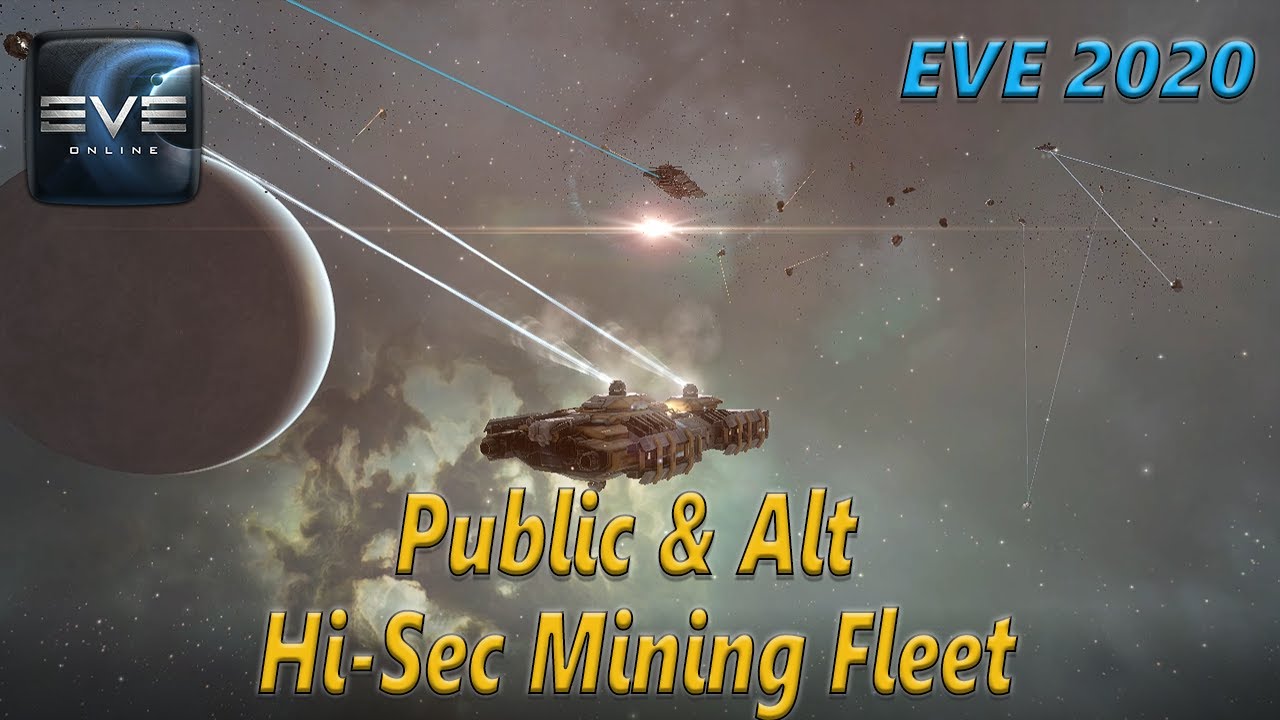Eve Online - Public/Alt Mining Fleet in Hi Sec with an Orca, Procurers ...