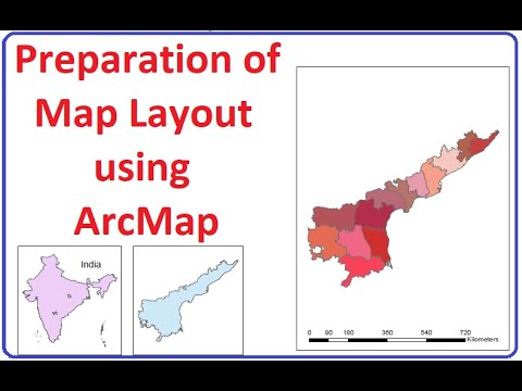 ArcGIS: Preparation of Map Layout using ArcMAP - YouTube