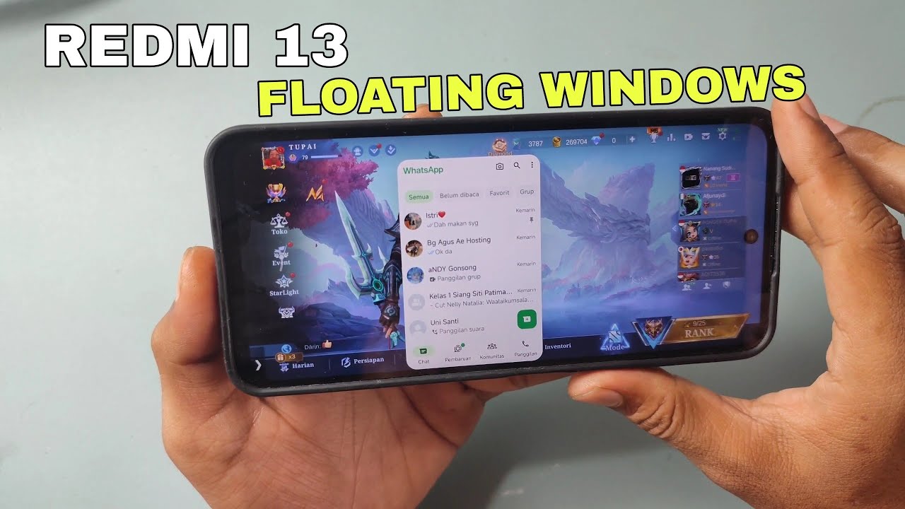 floating windows redmi 13 bagian 3 - YouTube