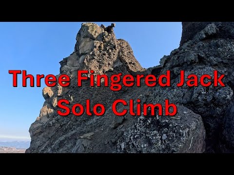 Three Fingered Jack Solo Climb - YouTube