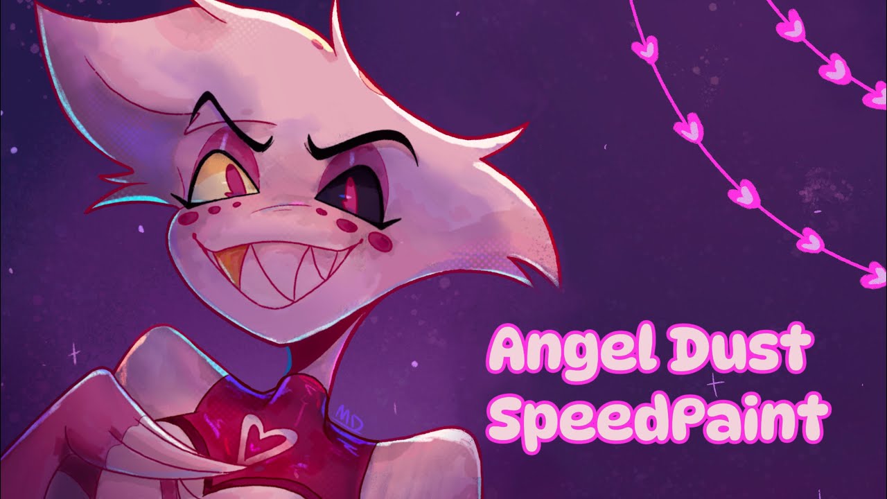 Angel Dust SpeedPaint | Hazbin Hotel - YouTube