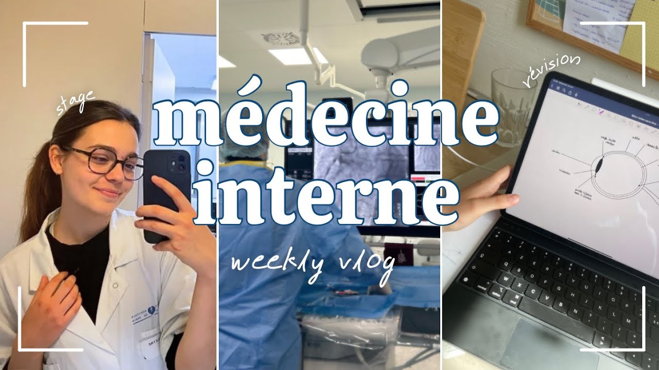 UNE SEMAINE EN STAGE DE MÉDECINE INTERNE (4e année de médecine) - YouTube