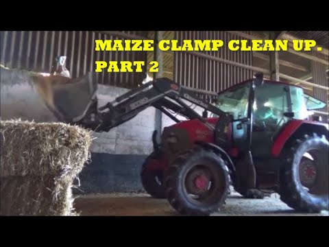 MAIZE CLAMP CLEAN UP PART 2 - YouTube