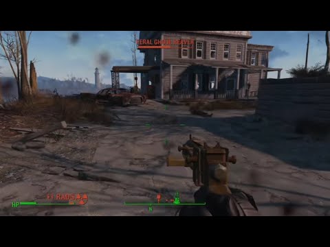 Fallout 4: invisible FERAL ghouls game play - YouTube