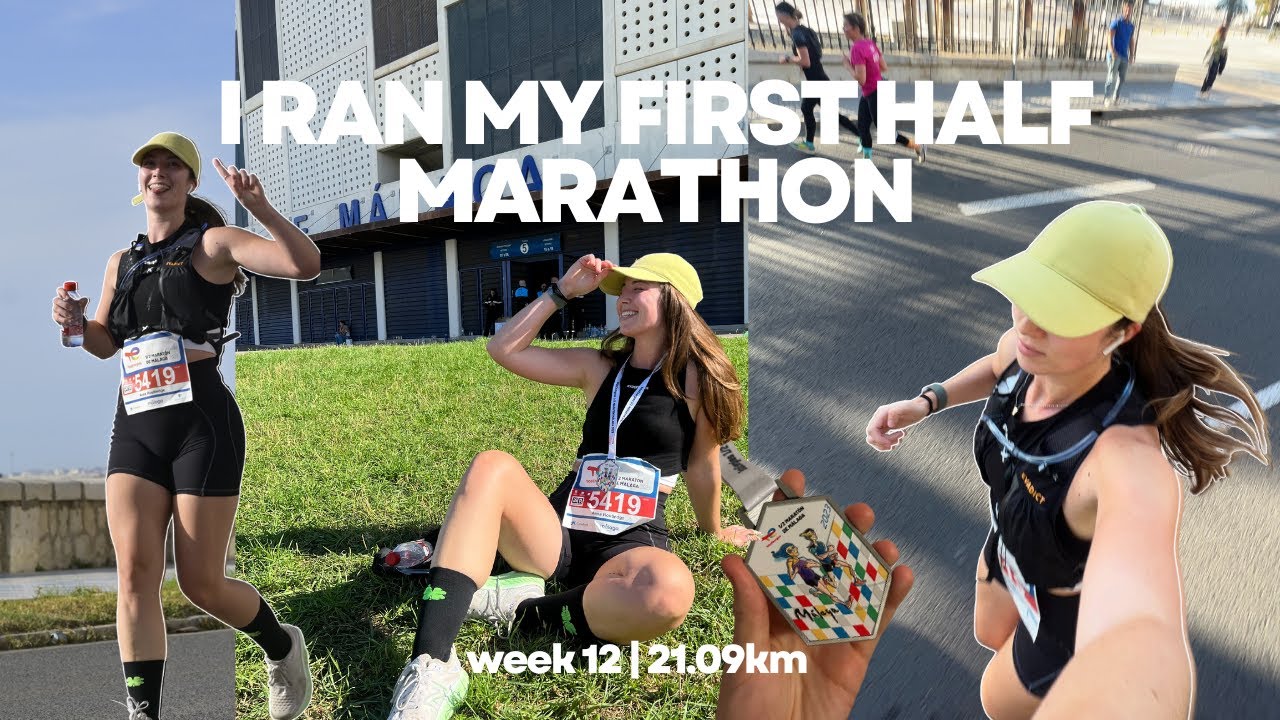 running my first half-marathon | week 12 | race day + prep | as a ...