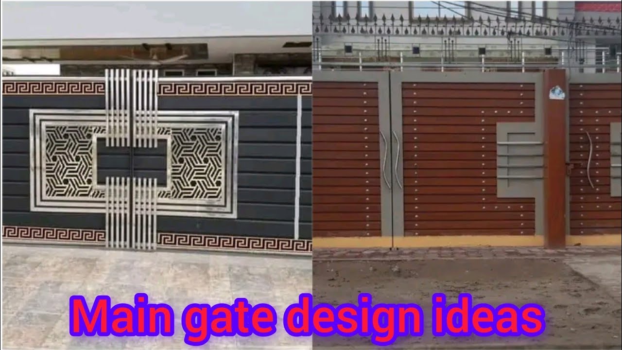 iron gate design|| main gate design ideas || lohe ke gate design|| top ...