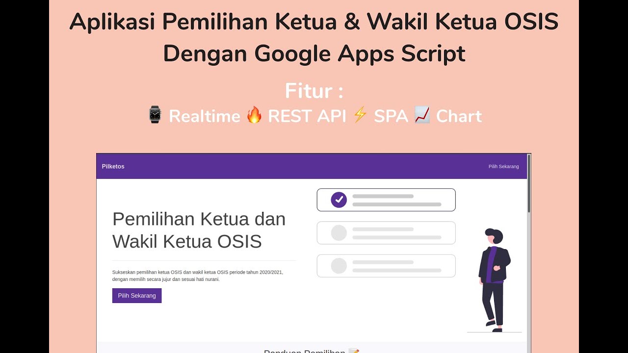 DEMO Aplikasi Pemilihan Ketua OSIS dengan Google Apps Script - YouTube