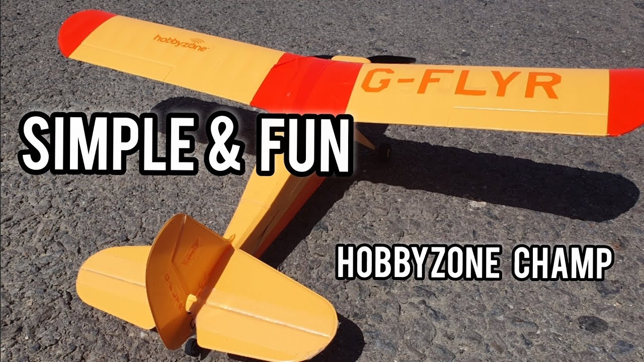 Simple & fun, even when you crash - Hobbyzone Champ - YouTube